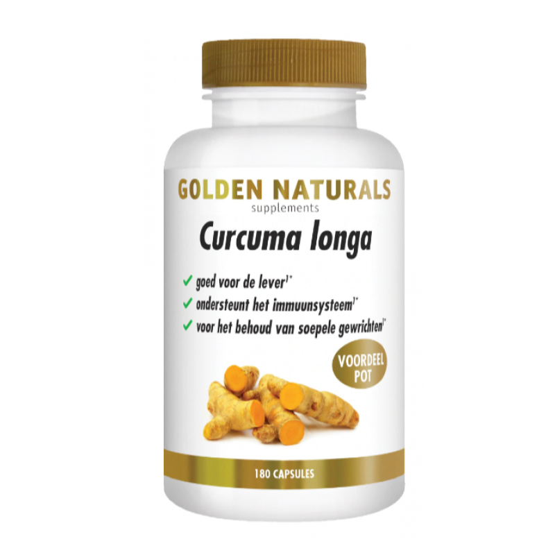 Curcuma Longa - Geelwortel - Golden Naturals - NatuurlijkVoordeel.nl Curcuma Longa - Geelwortel - Golden Naturals - NatuurlijkVoordeel.nl